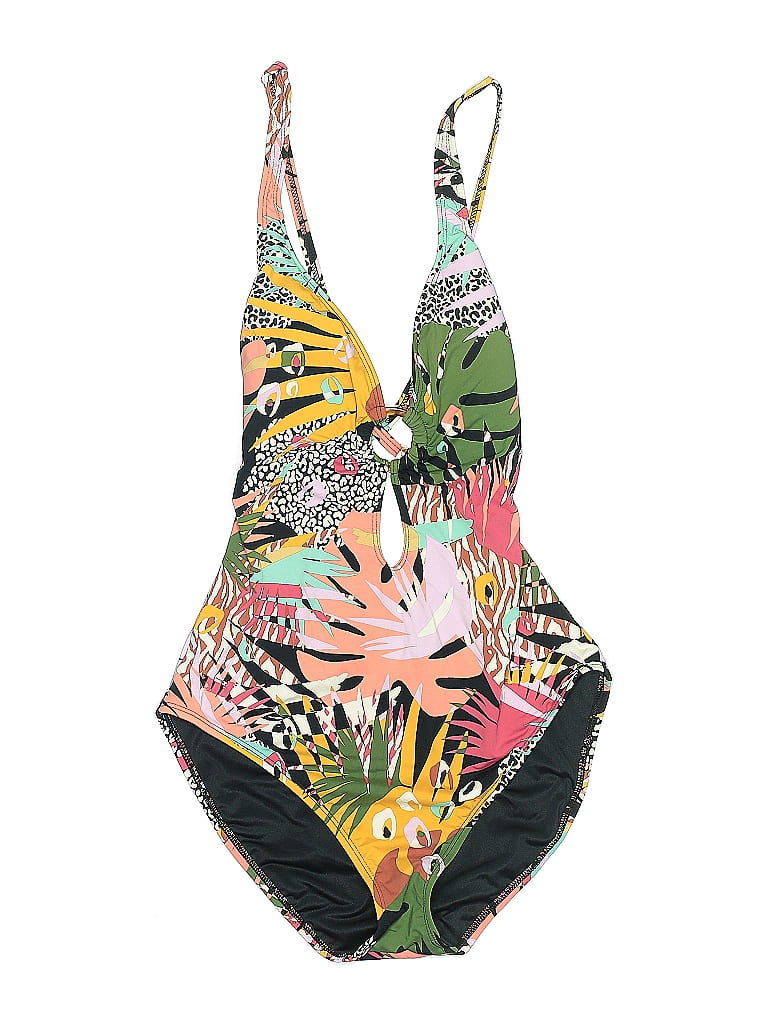 Bleu Rod Beattie Print Black One Piece Swimsuit Size 8 - 66% off | ThredUp