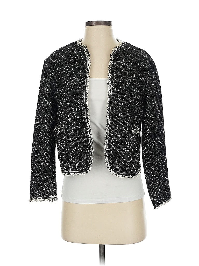 Max Studio 100% Polyester Tweed Black Jacket Size XS - 73% off | ThredUp