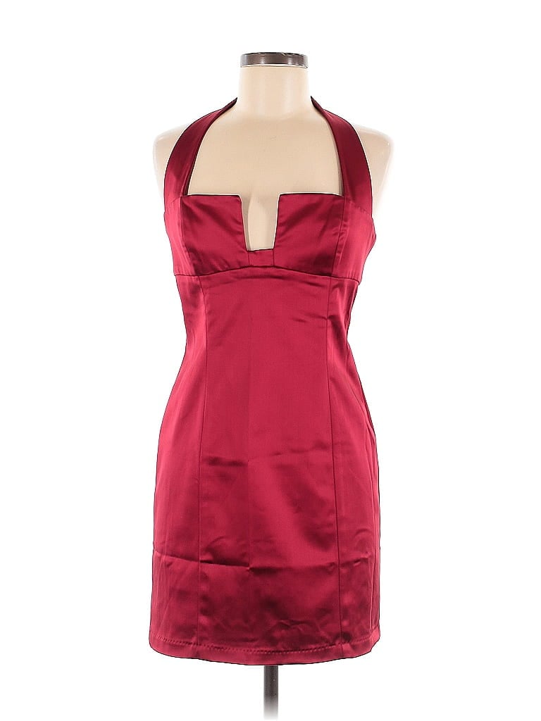 Bebe Burgundy Cocktail Dress Size M - 69% off | ThredUp
