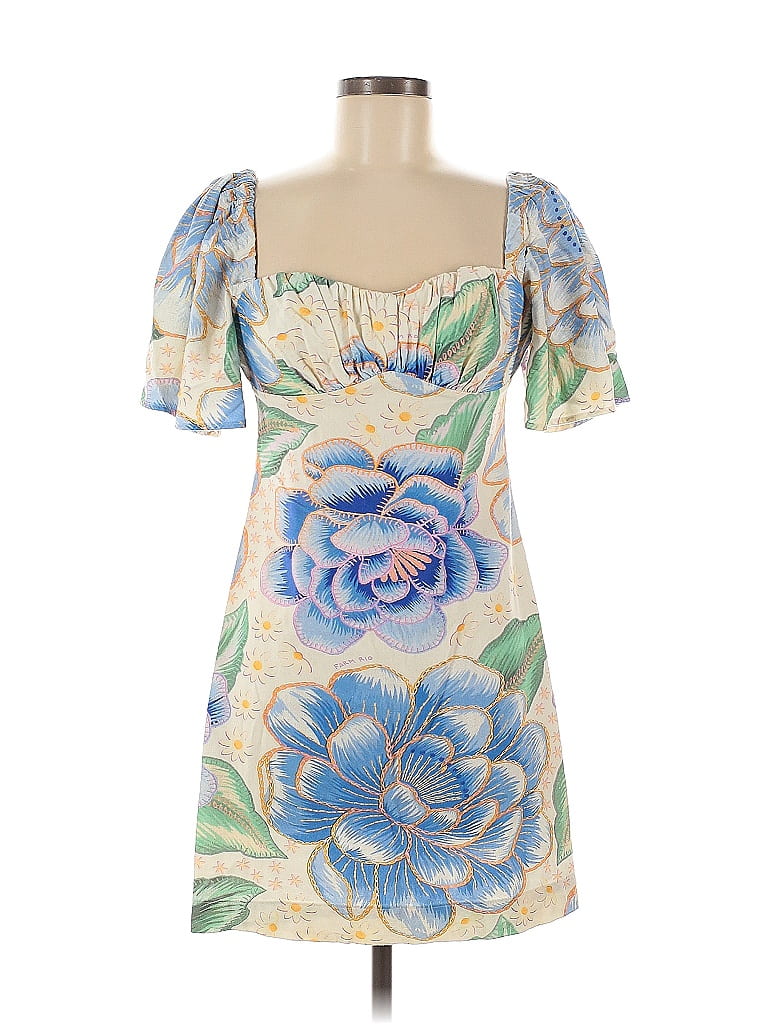 FARM Rio Tropical Blue Cocktail Dress Size M - 50% off | ThredUp