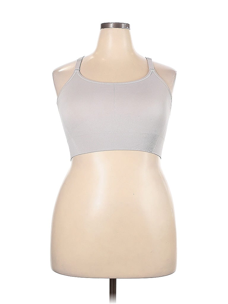 all in motion Silver Sports Bra Size XXL - 50% off | ThredUp