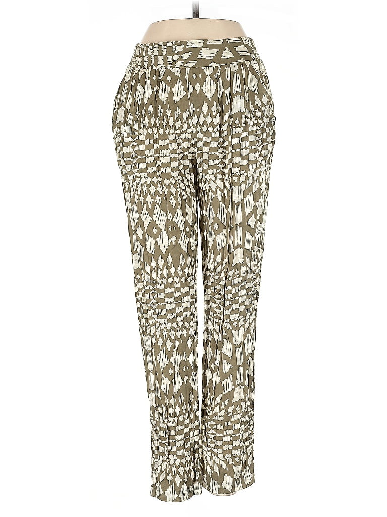 Willow & Clay 100% Rayon Animal Print Gold Casual Pants Size S - 77% ...