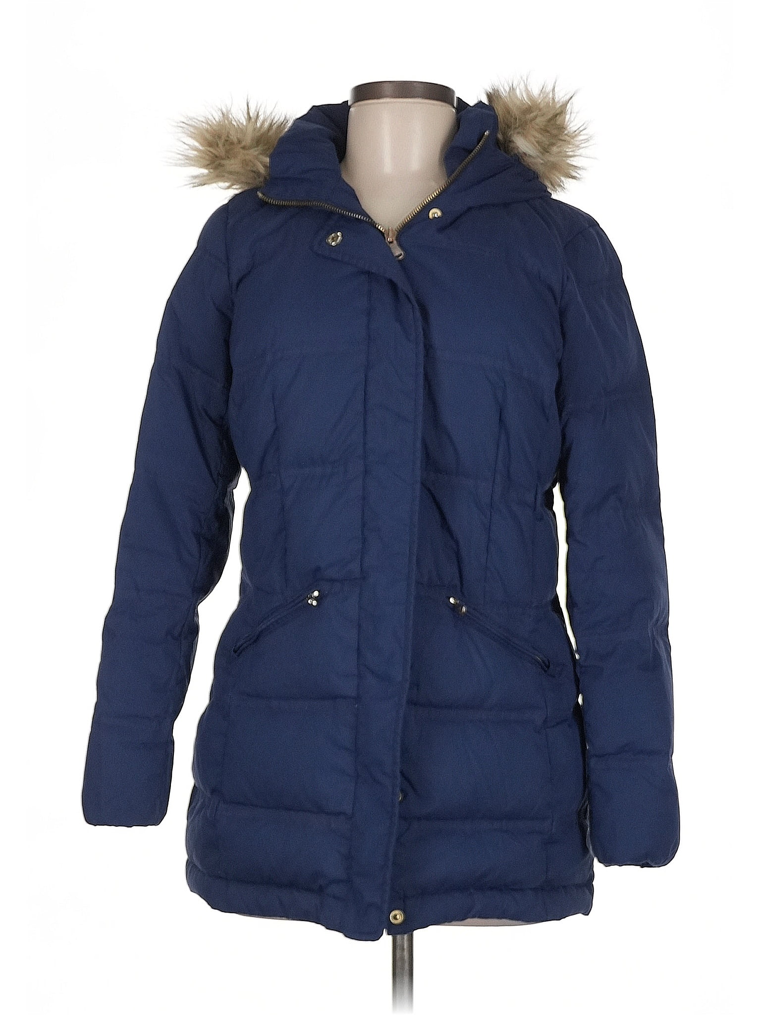 Lauren by Ralph Lauren 100% Polyester Blue Snow Jacket Size M (petite) - 65% off | ThredUp