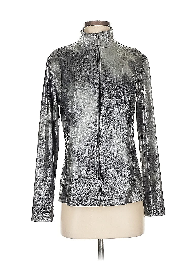 Travelers by Chico's Metallic Silver Cardigan Size S - 71% off | ThredUp