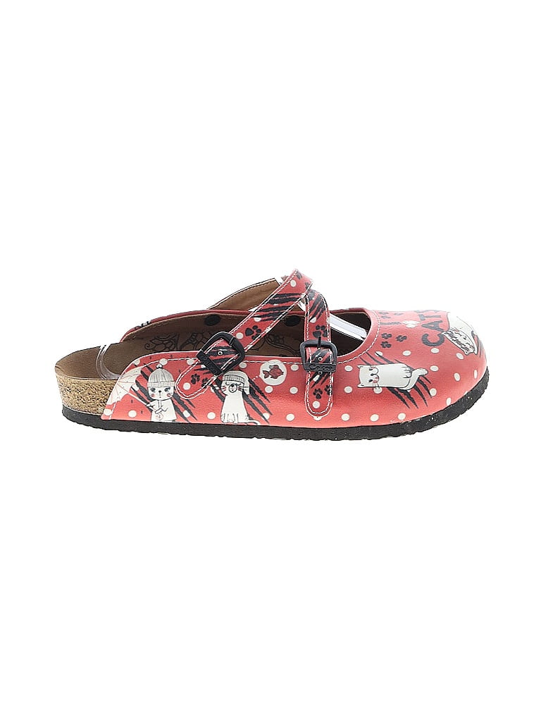 Calceo Floral Red Mule/Clog Size EU 41 - 69% off | ThredUp