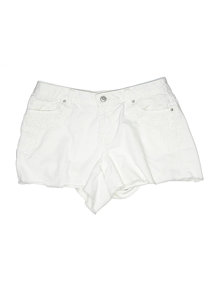 Boston Proper 100% Spandex White Shorts Size 0 - 62% off | ThredUp