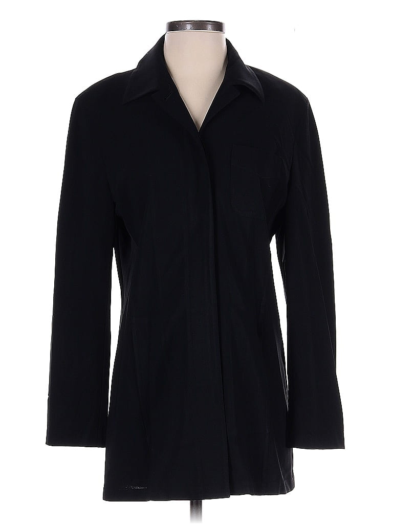 Max Mara Black 3/4 Sleeve Button-Down Shirt Size 8 - 81% off | ThredUp