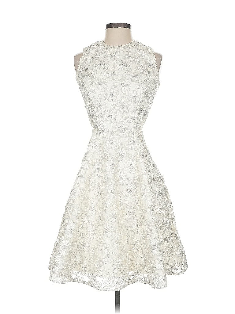 Alexis 100% Polyester White Cocktail Dress Size XS - 52% off | ThredUp