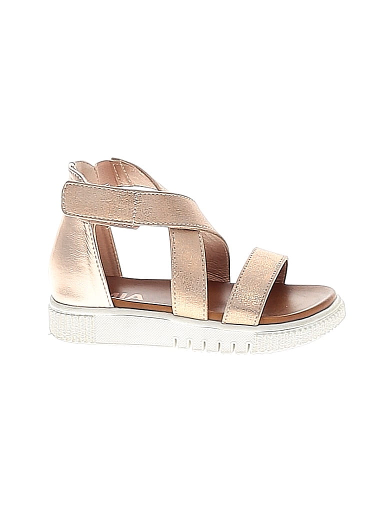Mini Mia Gold Sandals Size 9 - 44% off | ThredUp