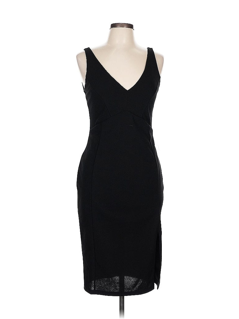 Lulus Solid Black Cocktail Dress Size L - 60% off | ThredUp