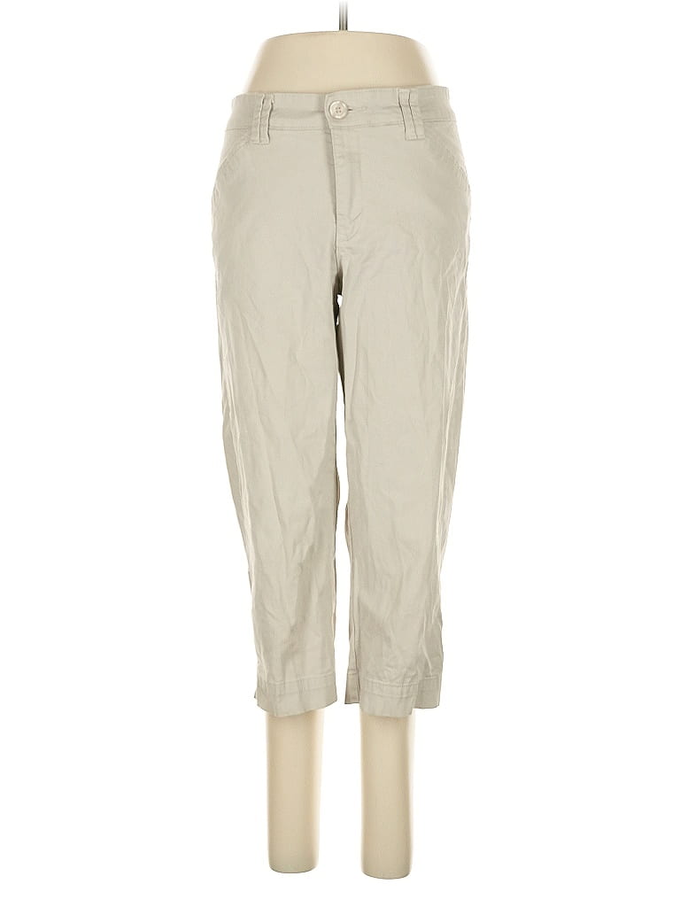 Lee Solid Tan Casual Pants Size 6 - 63% off | ThredUp