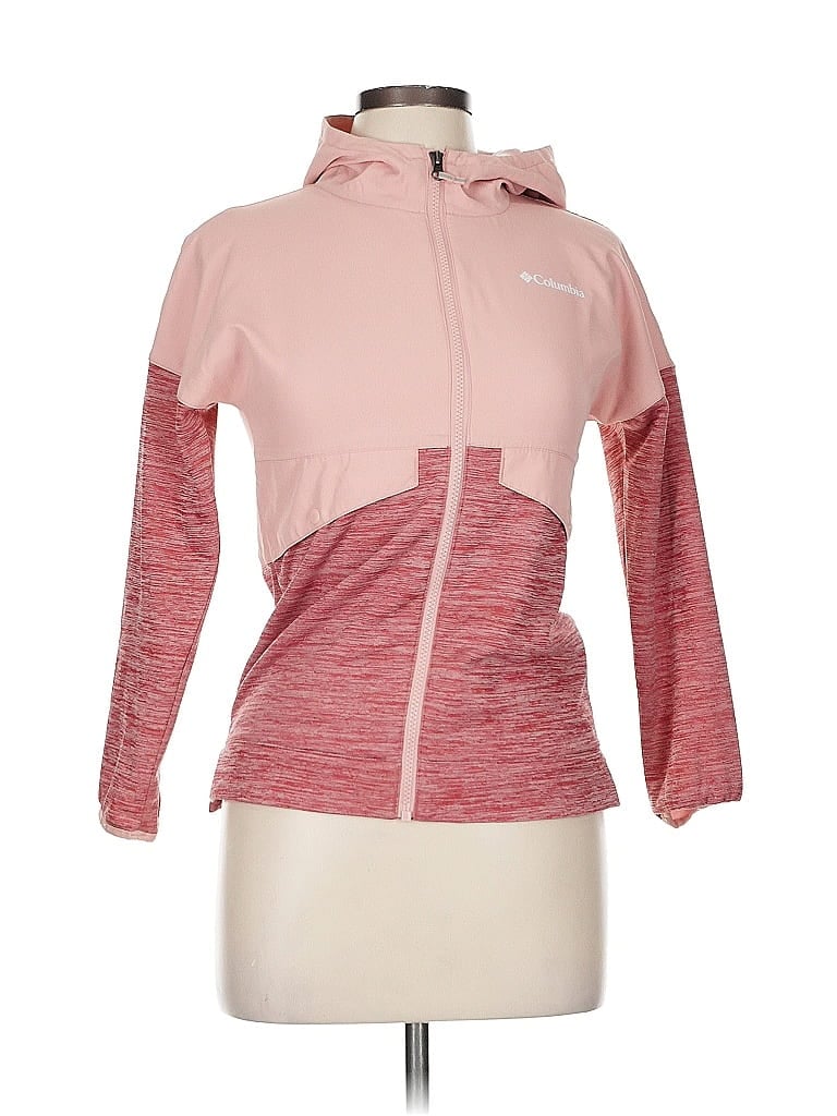 Columbia 100% Polyester Pink Track Jacket Size M - 66% off | ThredUp