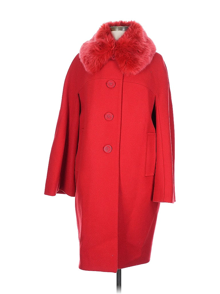 Kate Spade New York Red Wool Coat Size 10 - 73% off | ThredUp