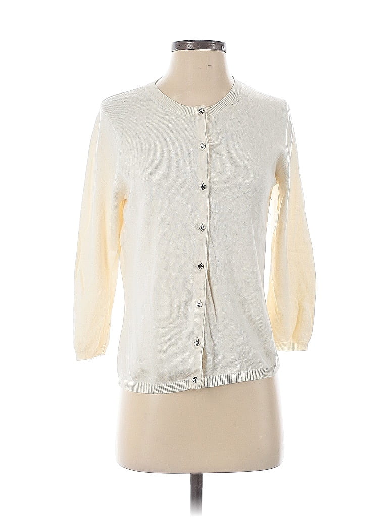 Kate Hill Ivory Cardigan Size M - 64% off | ThredUp