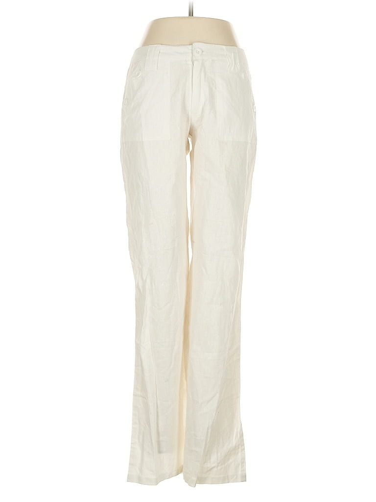 Na Na Fashion Ivory White Linen Pants Size M - 25% off | ThredUp