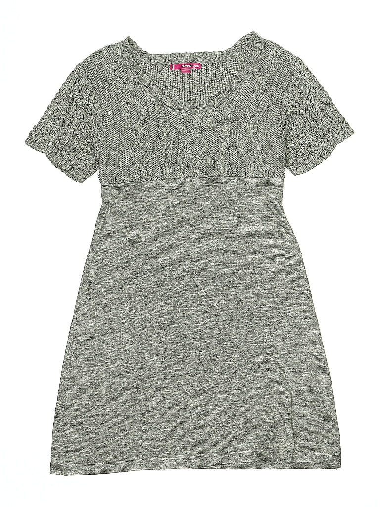 Takeout Girls Gray Dress Size 12 (big kids) - 63% off | ThredUp