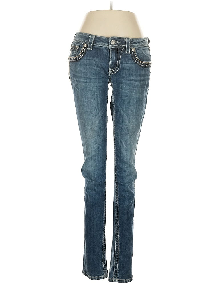 Miss Me Paisley Blue Jeans Size 28 waist - 54% off | ThredUp