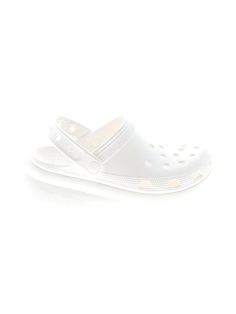 Crocs White Clogs Size 2 - 29% off | ThredUp