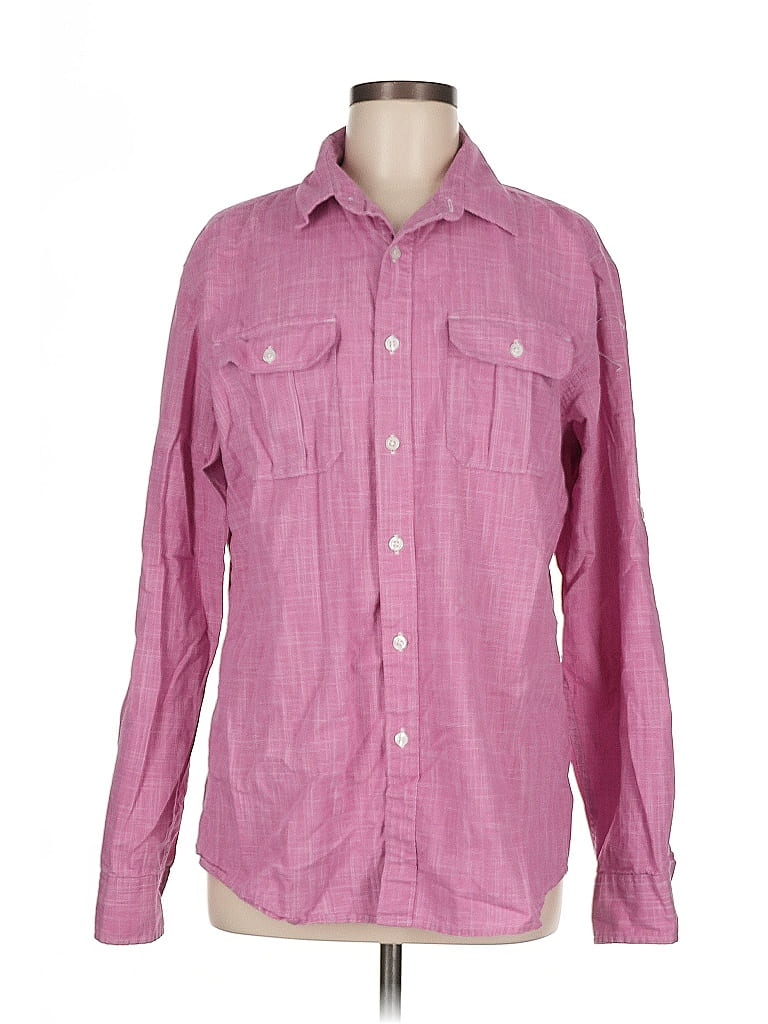 Apt. 9 Pink Long Sleeve Button-Down Shirt Size M - 43% off | ThredUp