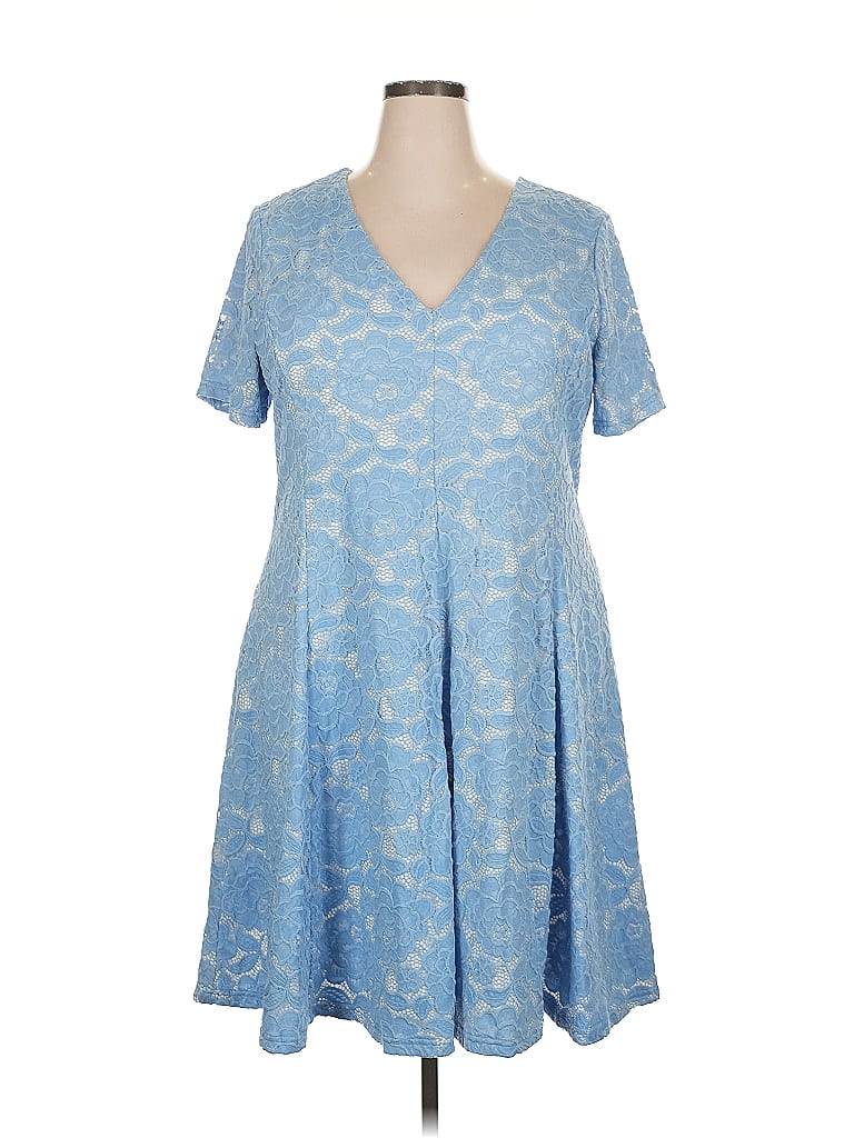 Hutch Blue Casual Dress Size 2X - 72% off | ThredUp