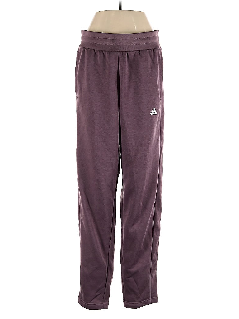 Adidas 100% Polyester Purple Track Pants Size S - 56% off | ThredUp