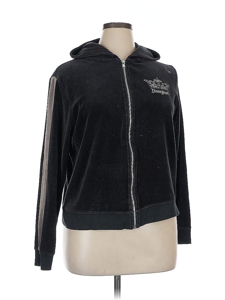 Disney Black Zip Up Hoodie Size XL - 28% off | ThredUp