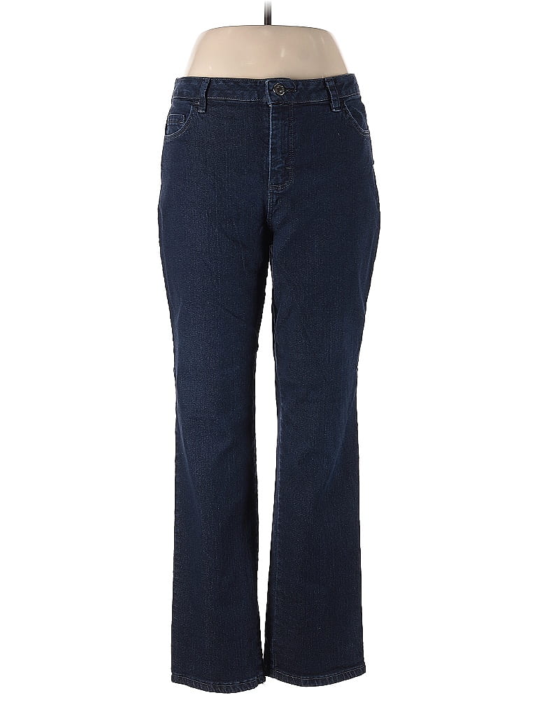 Lee Blue Blue Relaxed Fit Straight Jeans Size 12 (petite) - 22% off ...