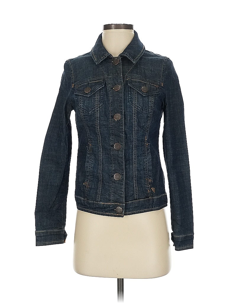 Guess Blue Stylish Blue GUESS Denim Jacket Size S - 24% off | ThredUp