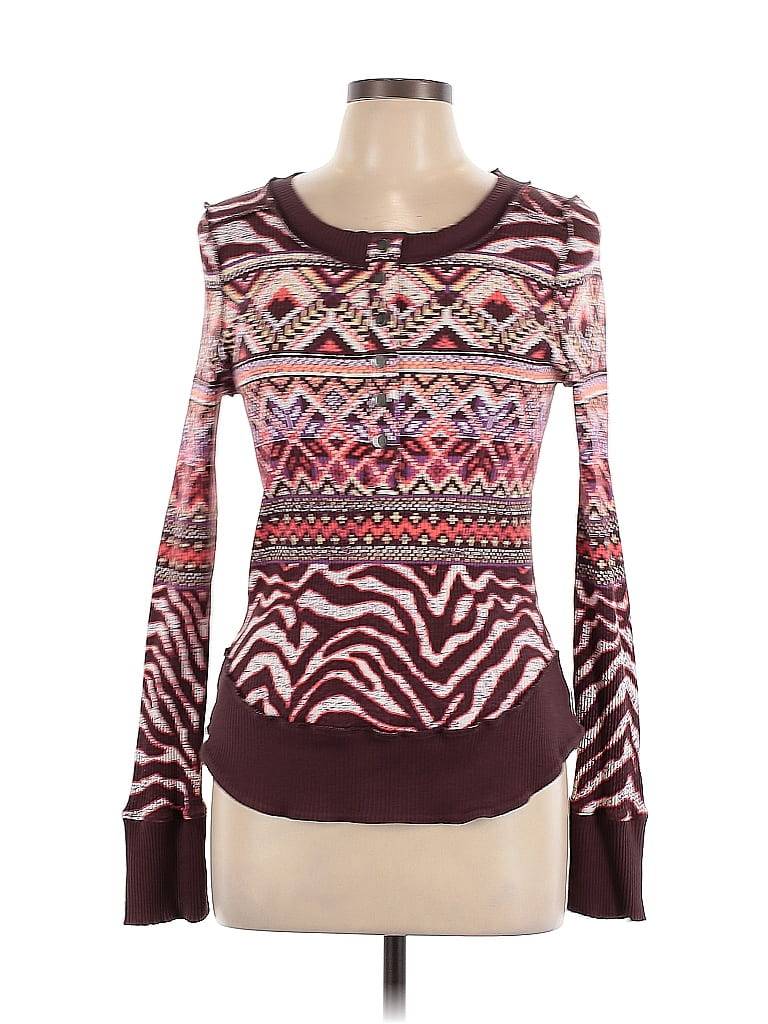 FP Movement Burgundy Long Sleeve T-Shirt Size L - 52% off | ThredUp