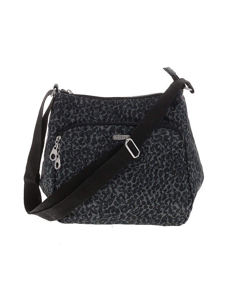Baggallini Animal Print Gray Black Crossbody Bag One size - 59% off ...