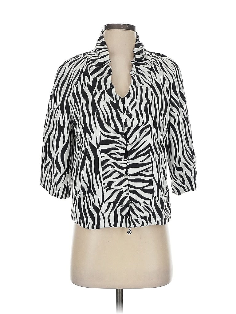 Samuel Dong 100% Polyester White Jacket Size S - 83% off | ThredUp