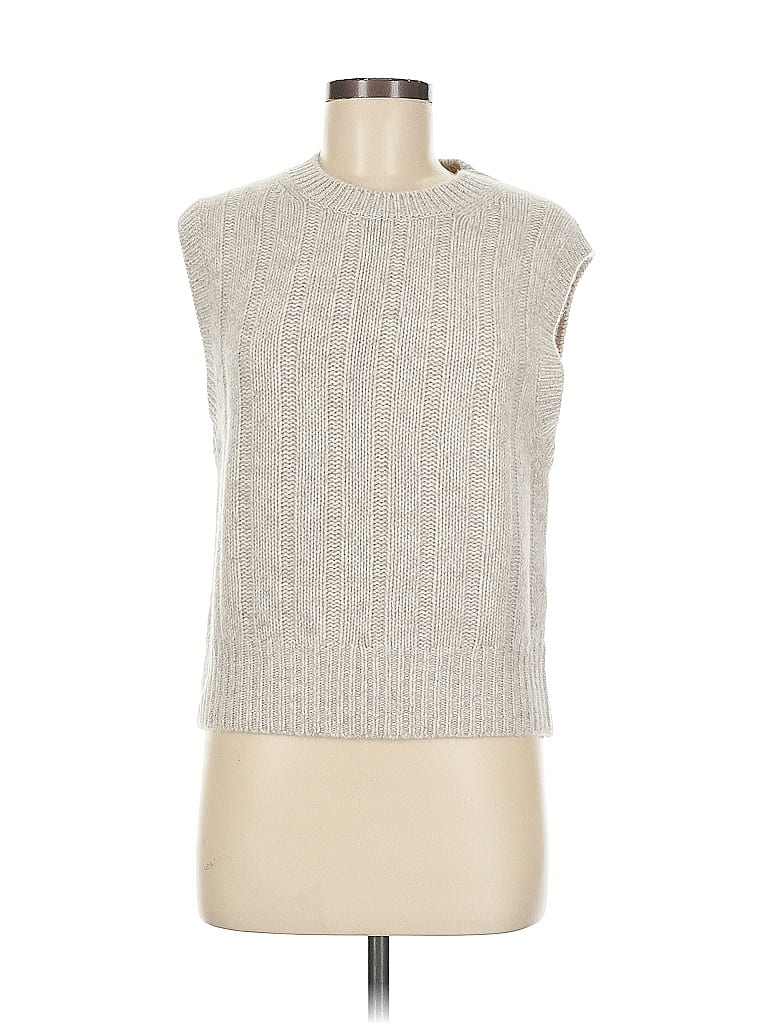White + Warren Gray Sweater Vest Size M - 77% off | ThredUp