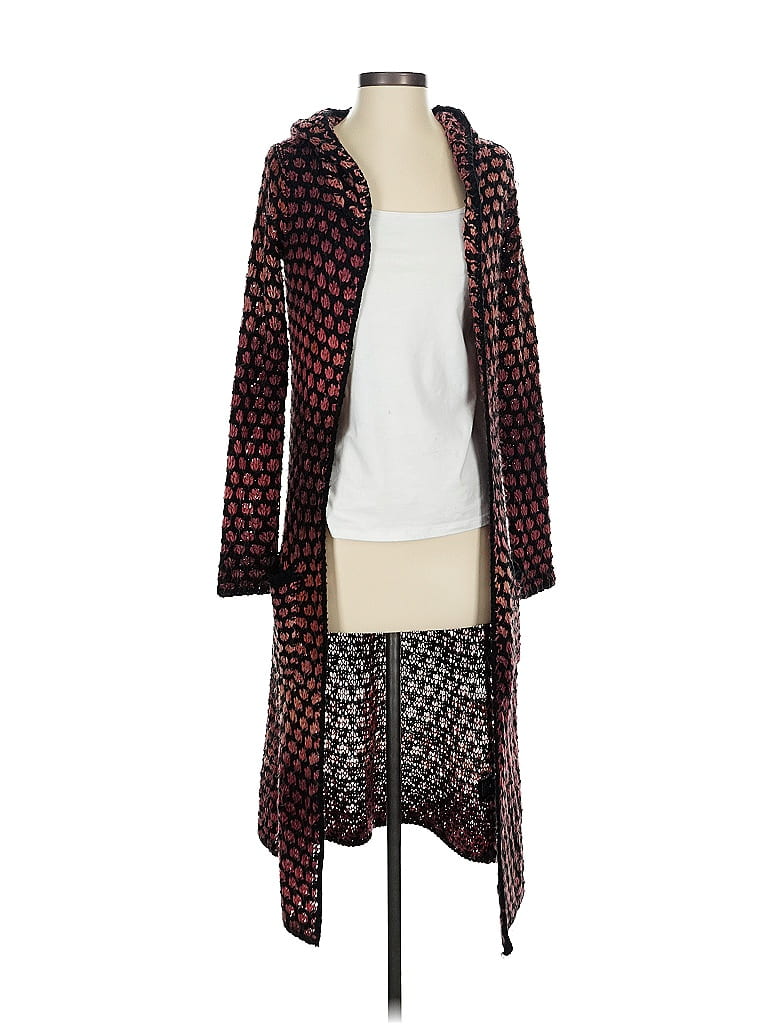 VERTIGO Burgundy Cardigan Size XS - 82% off | ThredUp