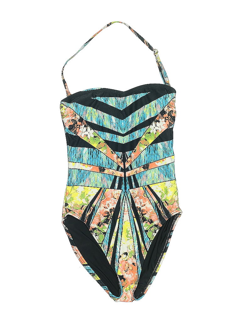 Ivanka Trump Graphic Blue One Piece Swimsuit Size 4 - 69% off | ThredUp