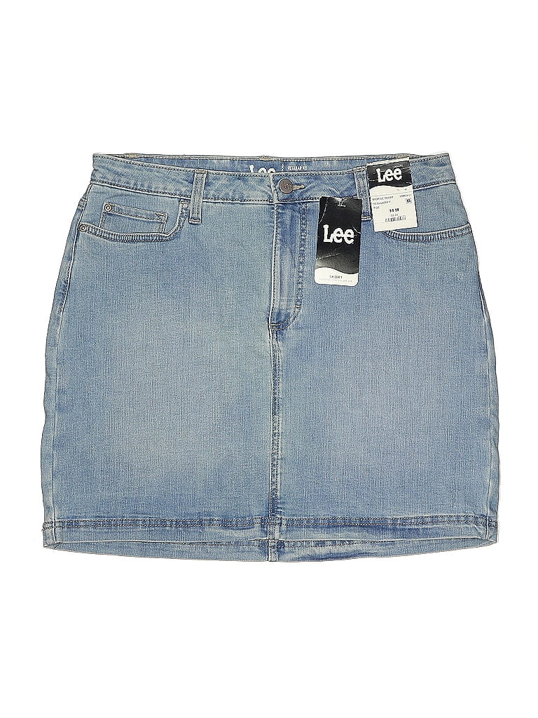 Lee Blue Denim Skirt Size 14 - 57% off | ThredUp