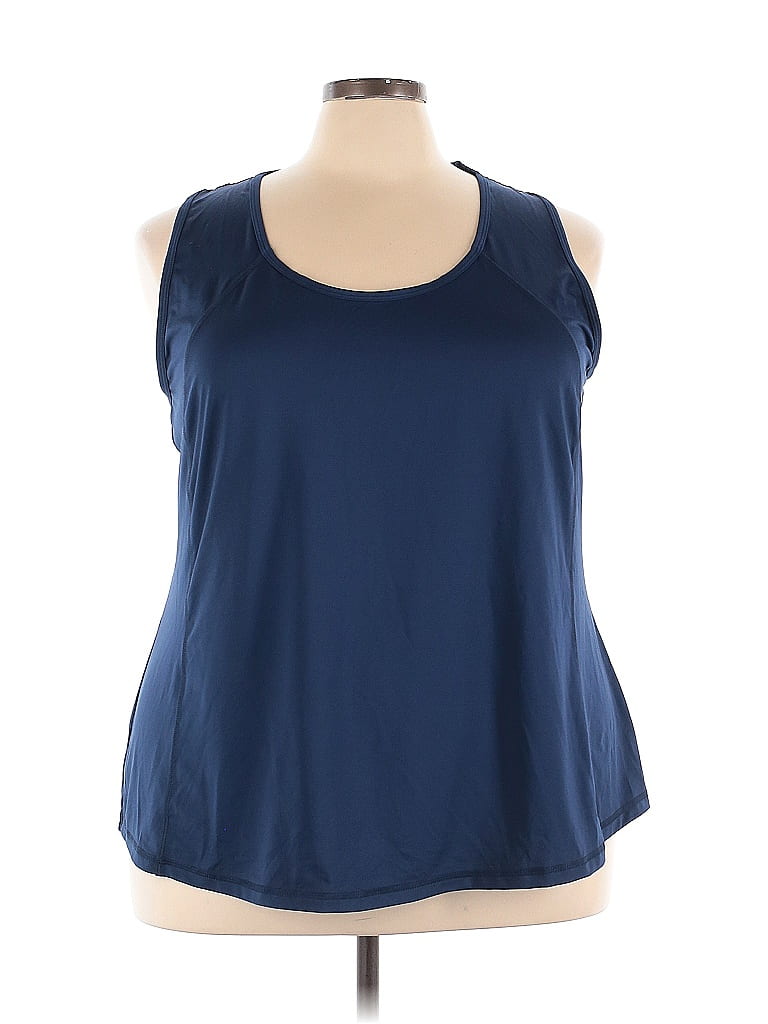 Shape Blue Sleeveless T-Shirt Size 3X - 73% off | ThredUp