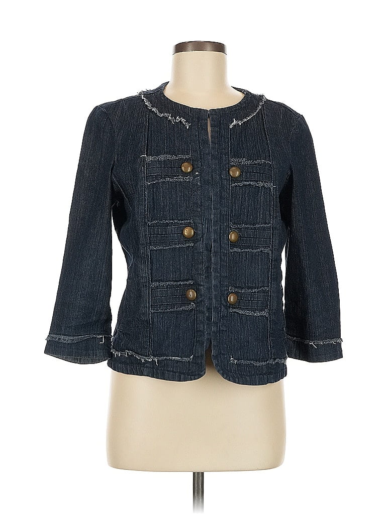 Baccini Blue Denim Jacket Size M - 50% off | ThredUp