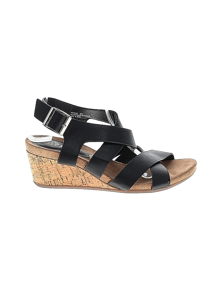 Diba Black Wedges Size 8 - 40% off | ThredUp
