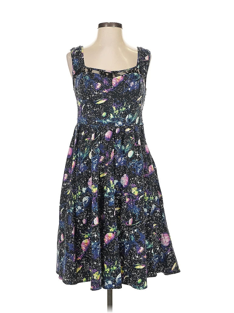 Hot Topic Print Blue Cocktail Dress Size XS - 48% off | ThredUp