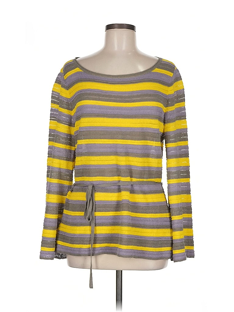 Lafayette 148 New York Yellow Long Sleeve Top Size M - 84% off | ThredUp