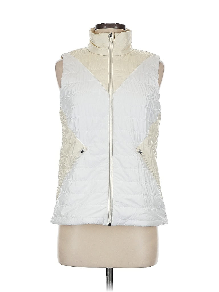 New Balance 100% Polyester White Vest Size M - 80% off | ThredUp