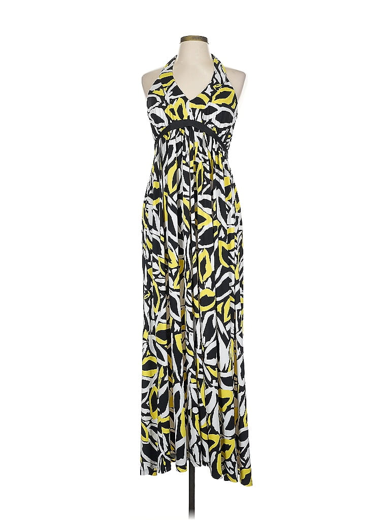Vasna Desire Print Yellow Casual Dress Size L - 68% off | ThredUp