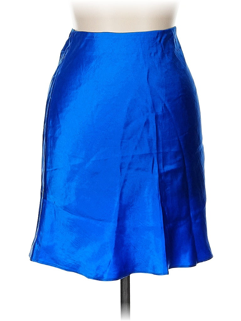 Babaton 100% Acetate Blue Formal Skirt Size 6 - 78% off | ThredUp