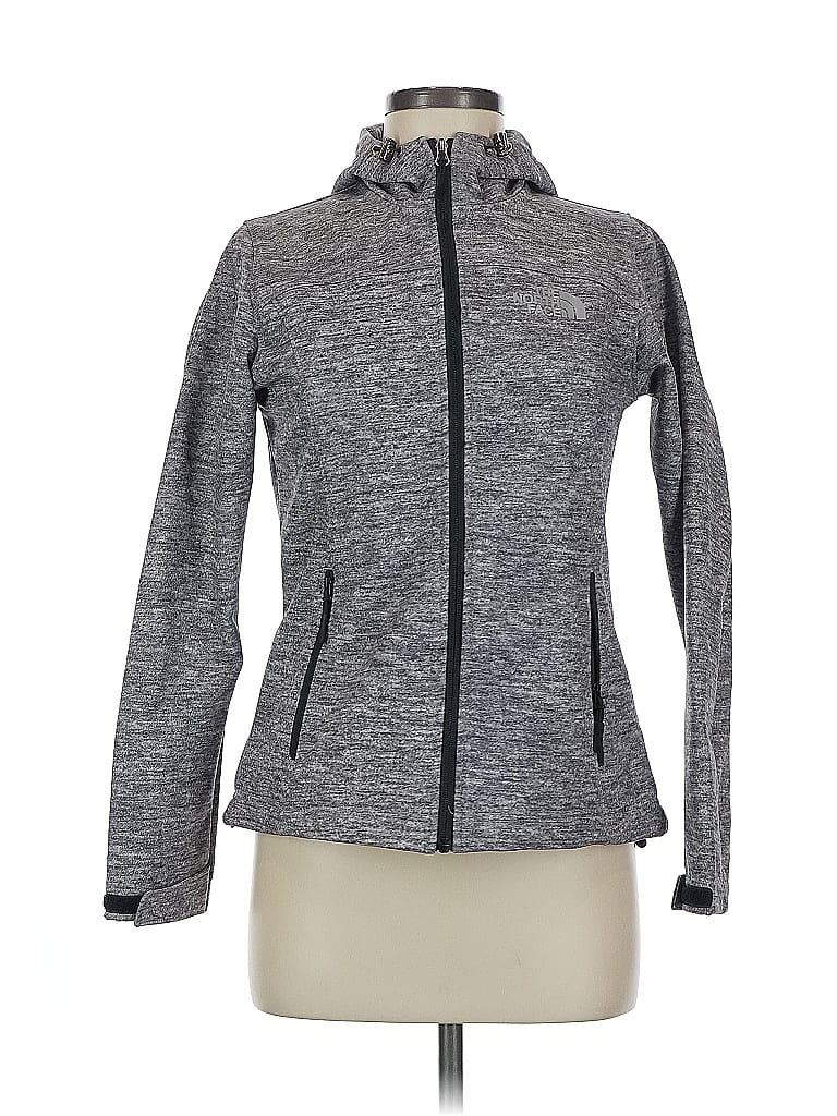 The North Face 100% Polyester Gray Jacket Size M - 54% off | ThredUp