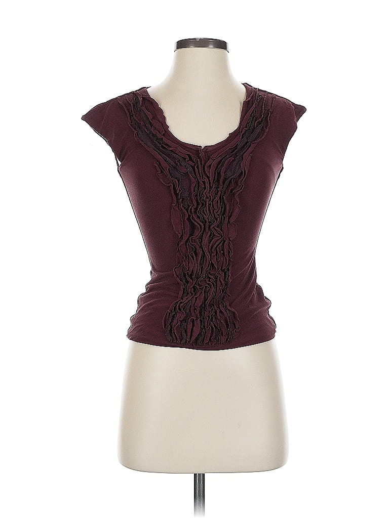 Classiques Entier Burgundy Sleeveless Silk Top Size XS - 84% off | ThredUp