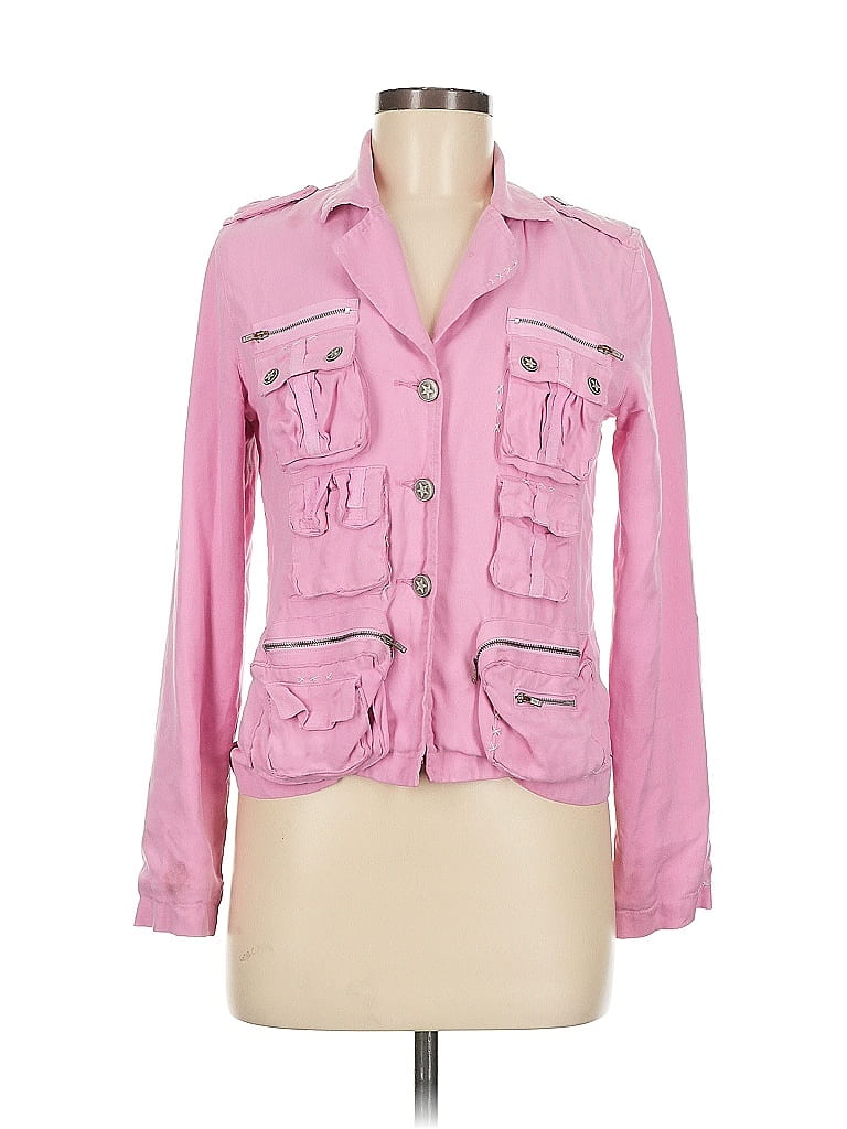Da-Nang 100% Silk Pink Jacket Size M - 76% off | ThredUp