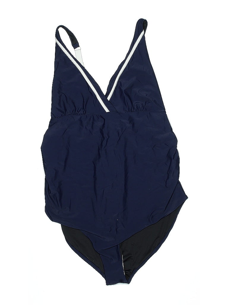 Seraphine Blue One Piece Swimsuit Size XL - 65% off | ThredUp