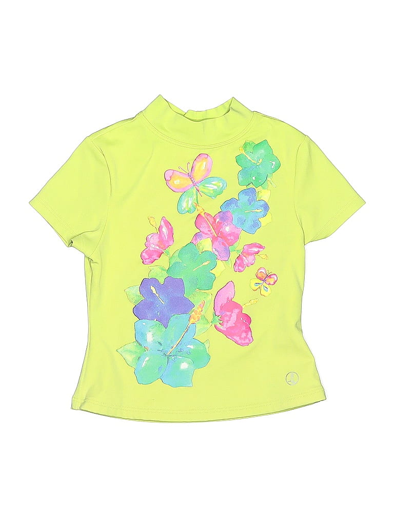 Lands' End Green Rash Guard Size 4 - 56% off | ThredUp