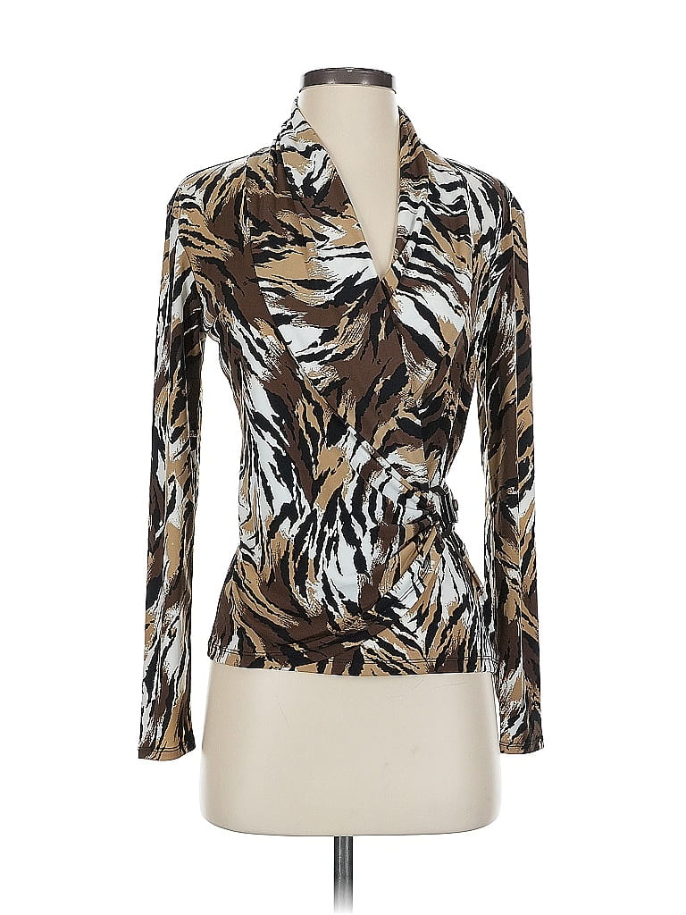 Cache Brown Long Sleeve Blouse Size XS - 67% off | ThredUp