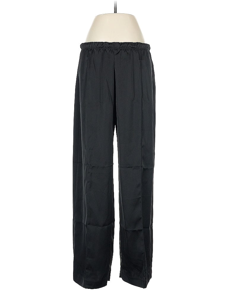Gap 100% Polyester Solid Black Track Pants Size M - 71% off | ThredUp